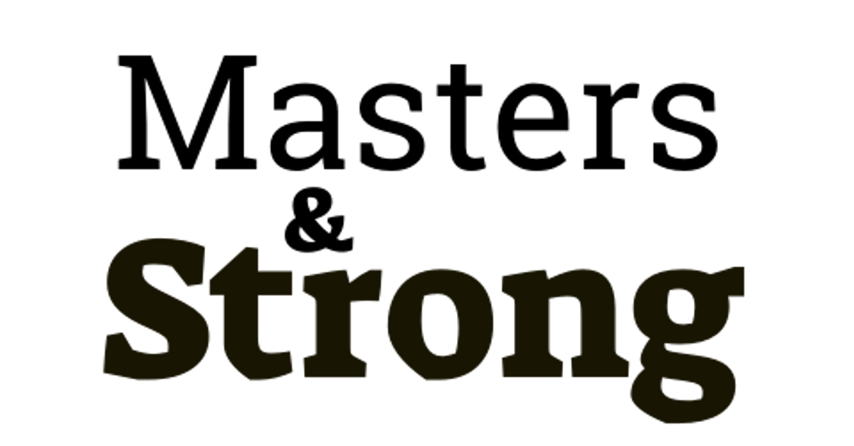 You're a Masters Athlete and you're Still Going Strong – Masters & Strong